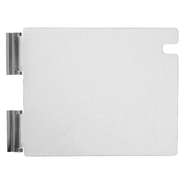 Expressly Hubert® Clear Plastic Notched Flip Lid - 10"L x 12"W