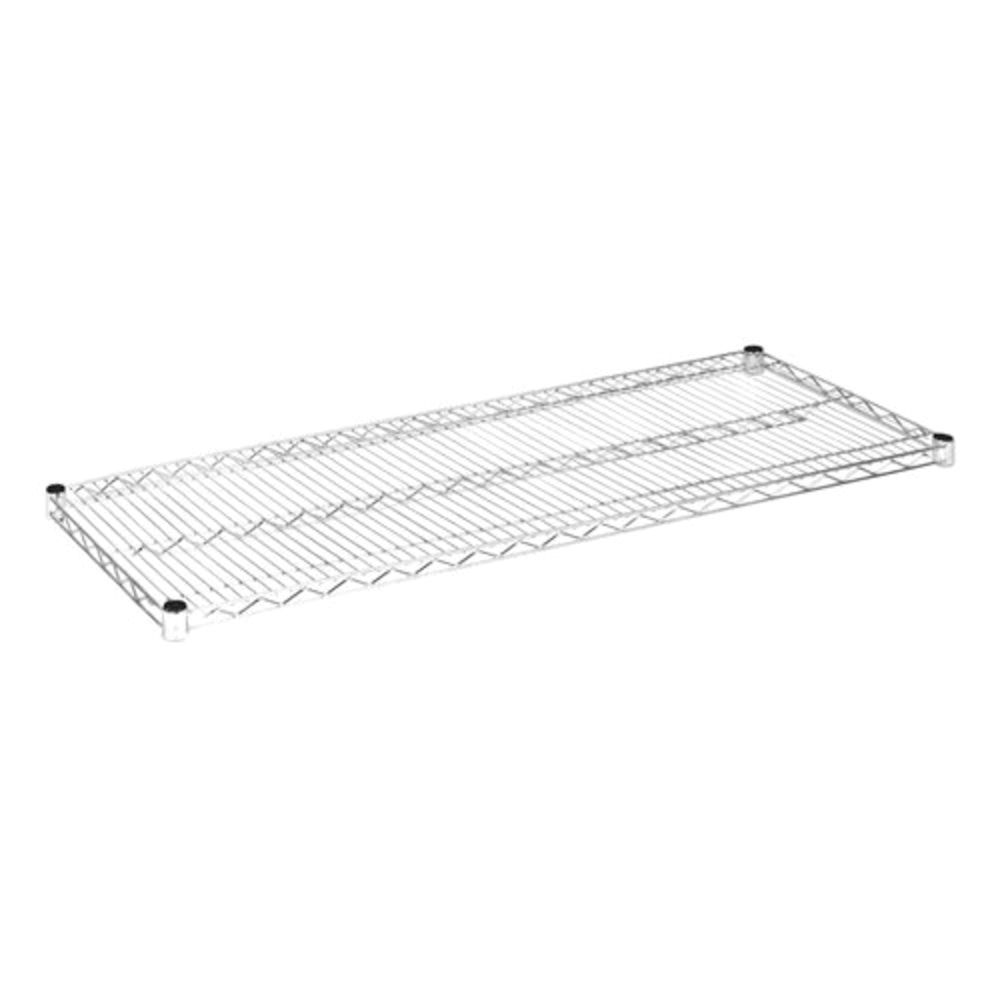 CenPro 24" x 24" Chrome Wire Shelf Kit with Eight Wire Can Racks
