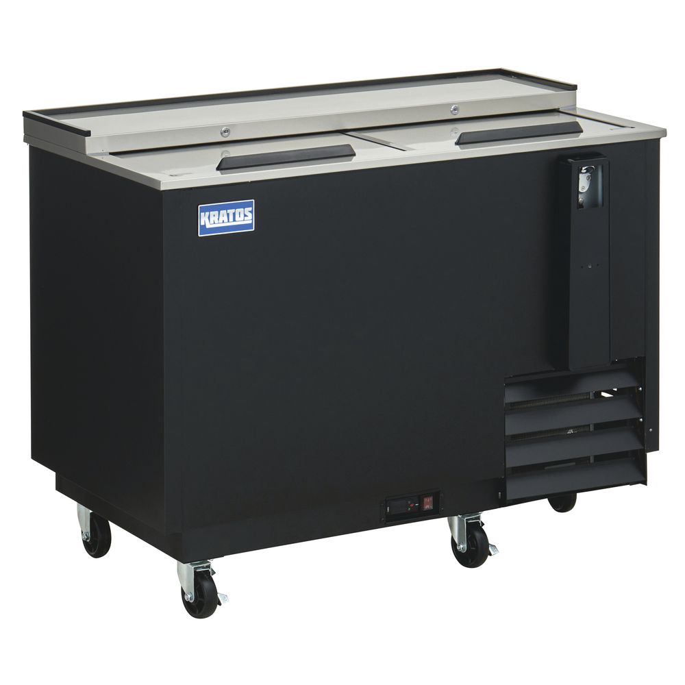 Kratos 50" Black Horizontal Bottle Cooler - 12.7 cu. ft.