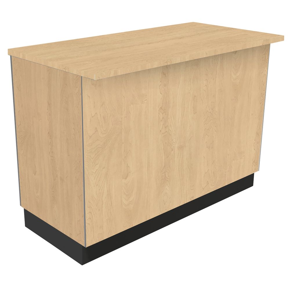 ADA Compliant Black Wrap Counter, 60"W x 24"D