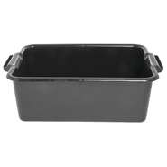 Vollrath Traex® Black Plastic 1 Compartment Bus Biox 1 - 20"L x 15"W x 7"H