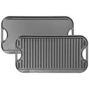 Lodge Rectangular Cast Iron Nonstick Reversible Griddle - 20"L x 10 7/8 ...