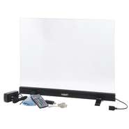 HUBERT® Glass LED Hanging/Counter Sign - 19"L x 15"H