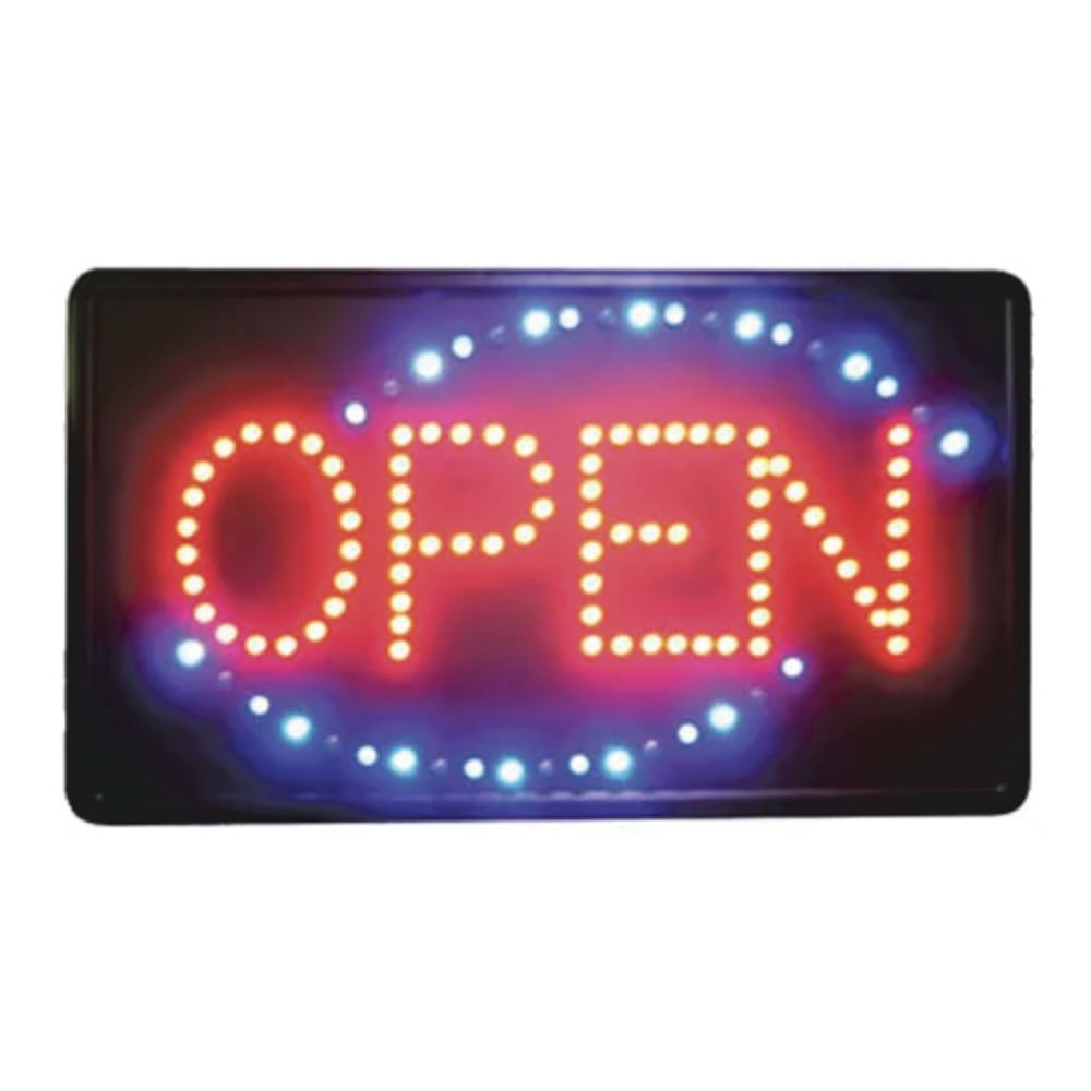 Winco LED "Open" Sign - 22"L x 1 1/2"W x 13"H