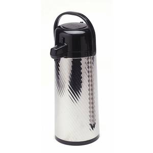 Expressly HUBERT® White Plastic Black Silk Screened Magnetic Airpot ...