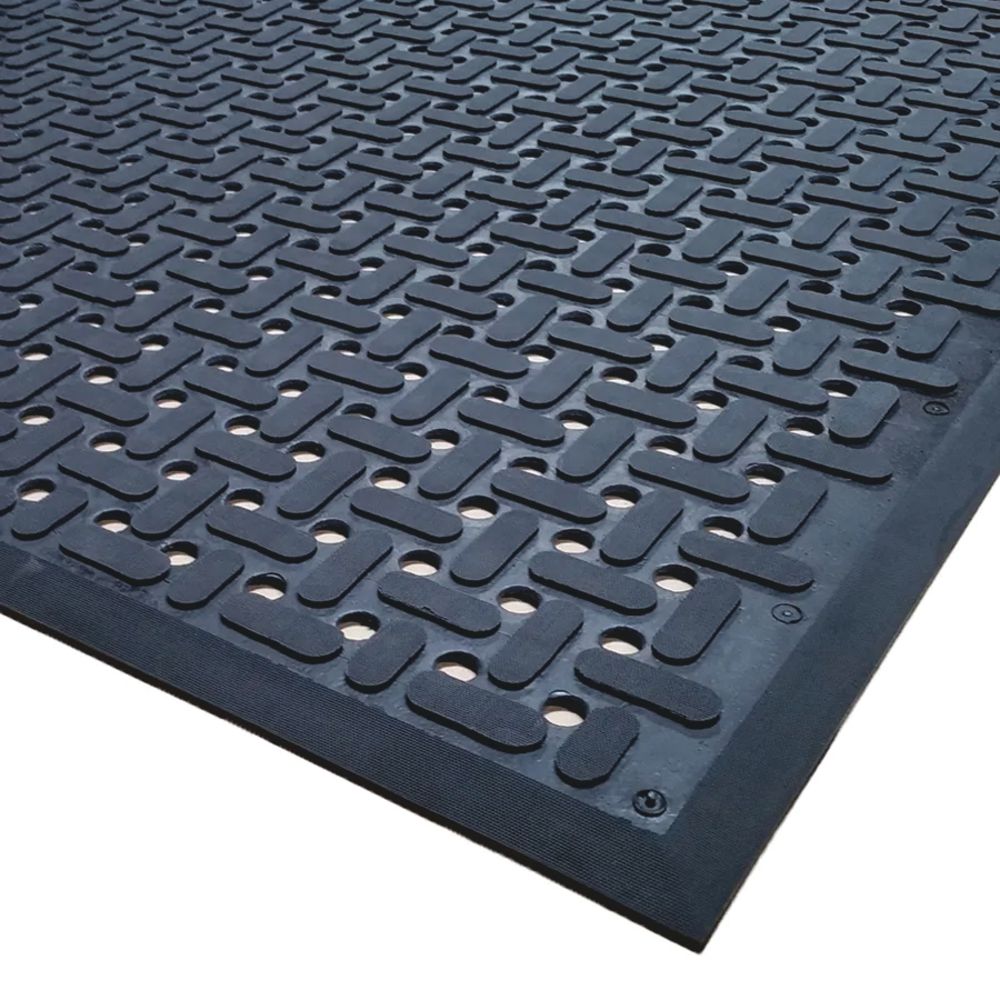 Cactus Mat Black VIP Guardian Grease-Proof Anti-Fatigue Floor Mat, 3'L ...