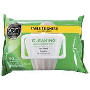 Sani Professional A580FW Nice Pak Table Turner Sanitizing Wipes, 90 ...