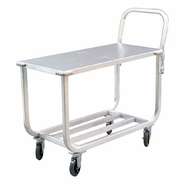 New Age Aluminum Utility Cart - 40" L x 19"W x 34"H