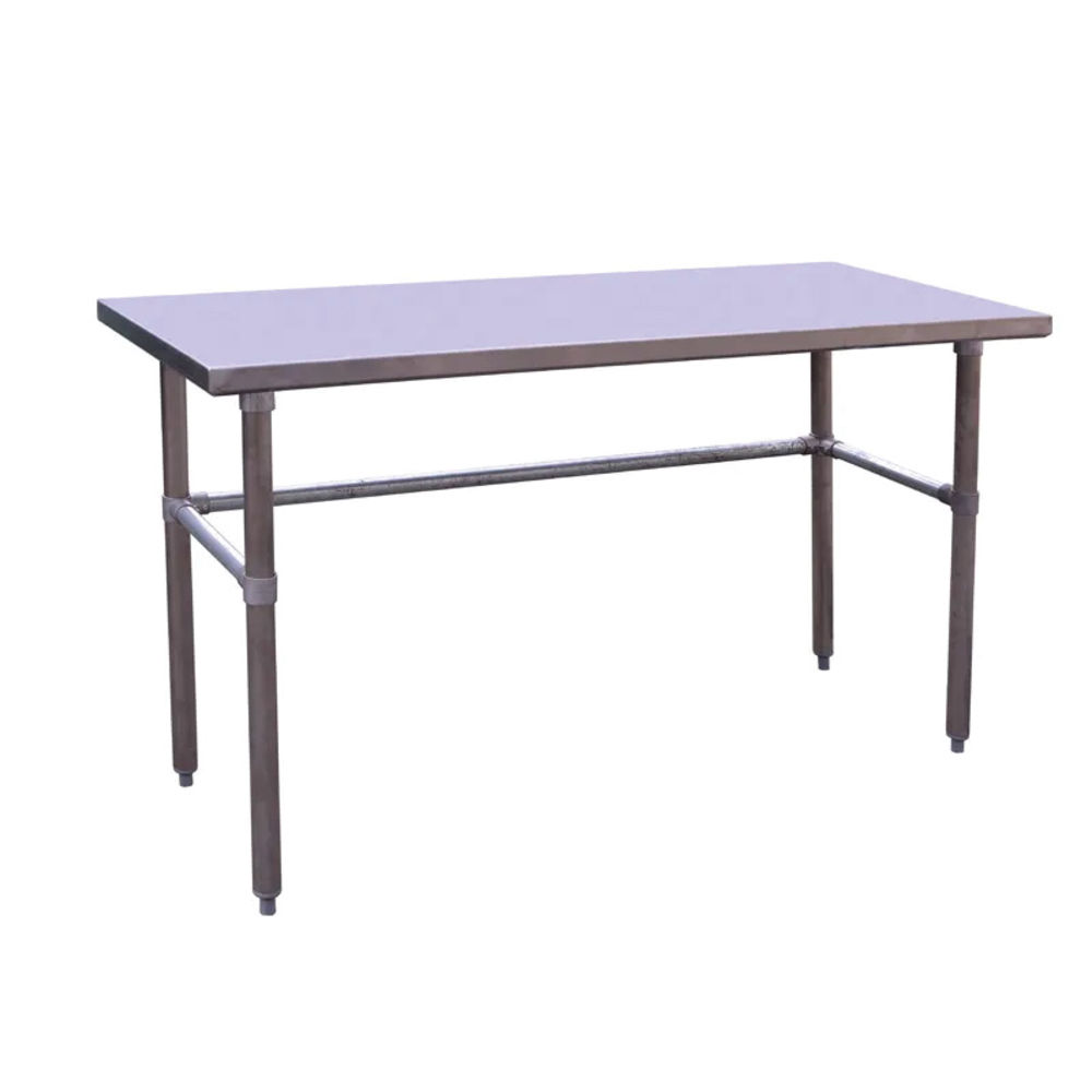 Kratos 28W-278 16-Gauge, 304 Stainless Steel Open Base Worktable w/ 4 ...