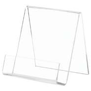Clear Acrylic Book Display Stand - Wide Lip