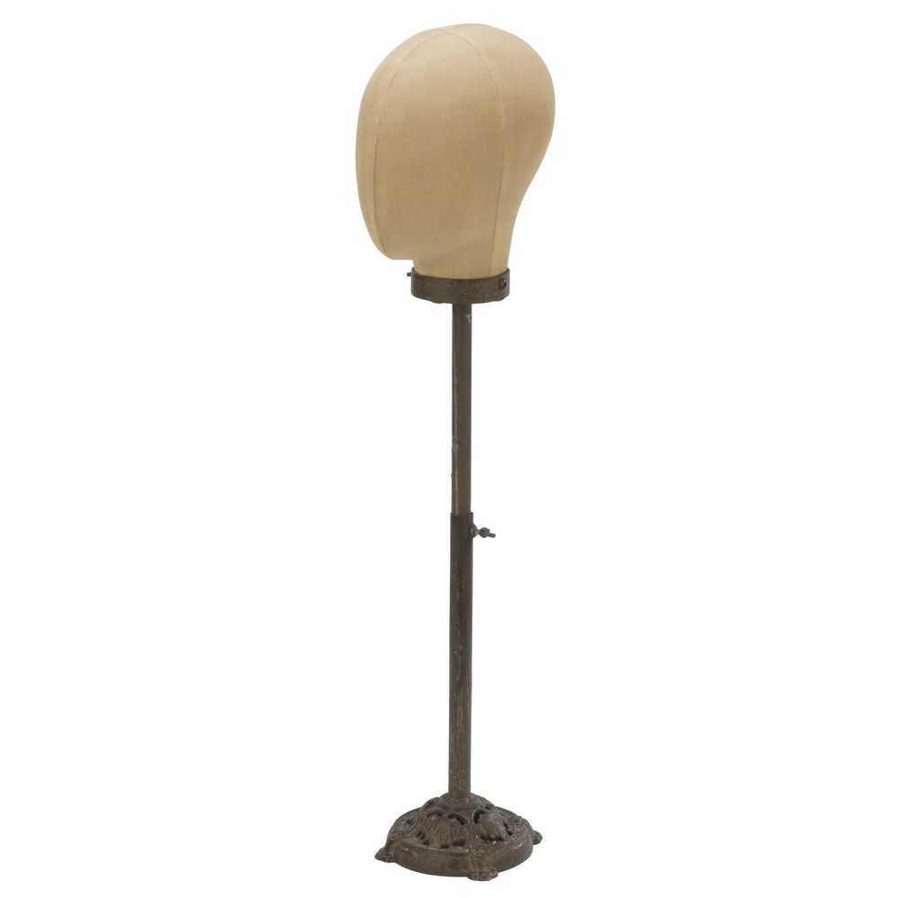 Antiqued Table Top Head Form