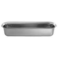 Tablecraft Stainless Steel Tri-Ply Food Pan, 4 1/2 Qt, Half-Long - 18 1 ...