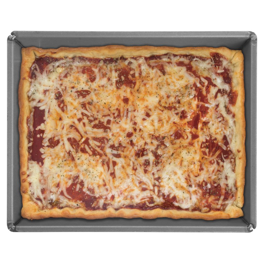 Chicago Metallic Rectangle Aluminized Steel Pre-Seasoned Deep Dish ...