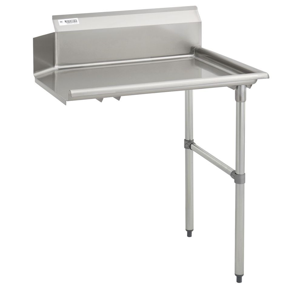Kratos 31X-037 16-Gauge 3' Clean Dishtable, Right Drainboard - 36"W x ...