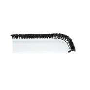 Angled White T Shape Plastic Divider With Black Parsley - 30"L x 4 1/2"H