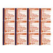 Taylor TempRite® Paper Temperature Sensor Dishwasher Labels