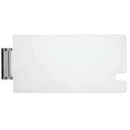 Expressly Hubert® Clear Plastic Notched Flip Lid - 6"L x 12"W