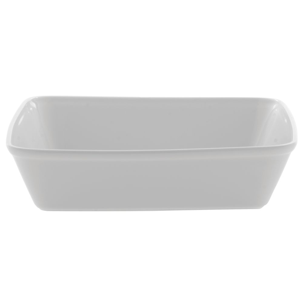 DISH SERVING RECT 70OZ 7X6.5" PORC WHT
