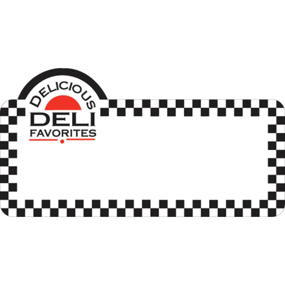 Expressly HUBERT® White Vinyl 360 Flex Temp Merchandising Tag With ...