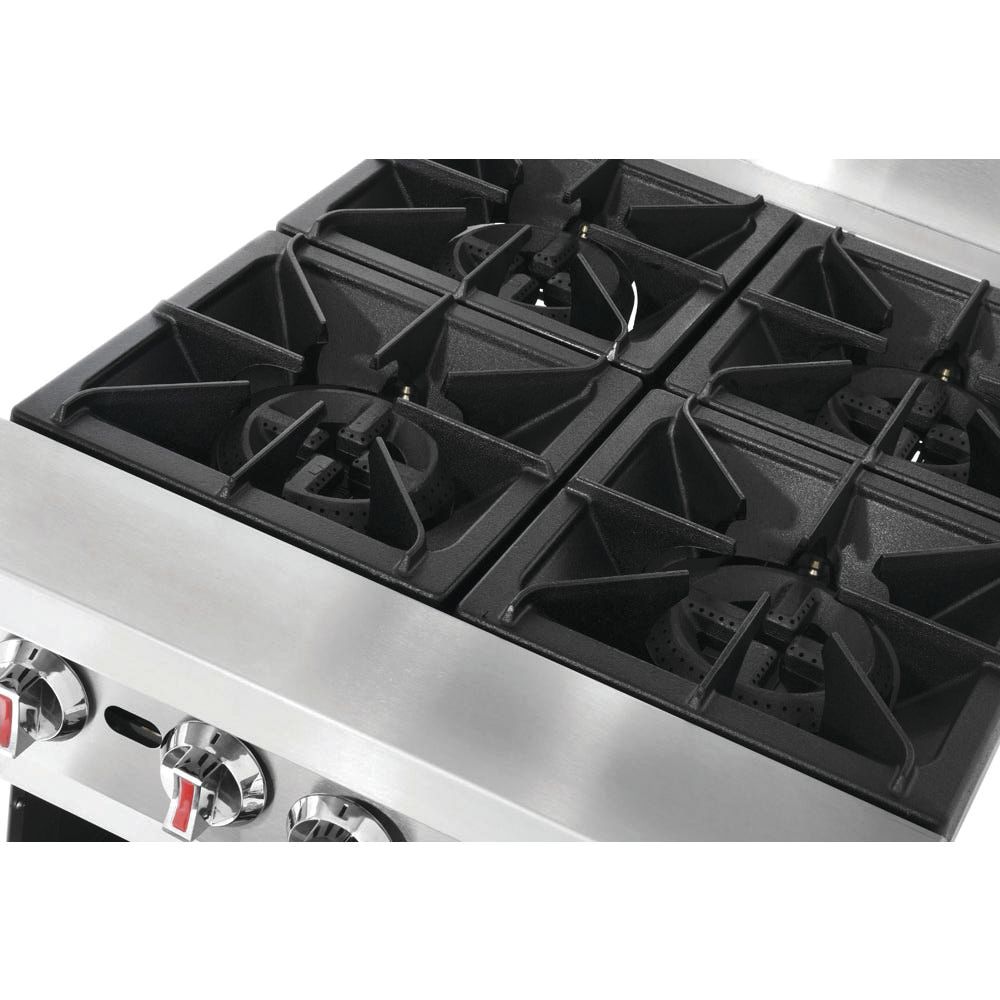 Kratos 29Y-043-LP 24" Gas Range, 4 Burners, 150,000 BTU Output, Liquid ...