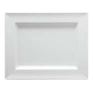 Dalebrook Upscale White Melamine Display Tray - 12 1/4" L x 9 3/4" W x 1"H