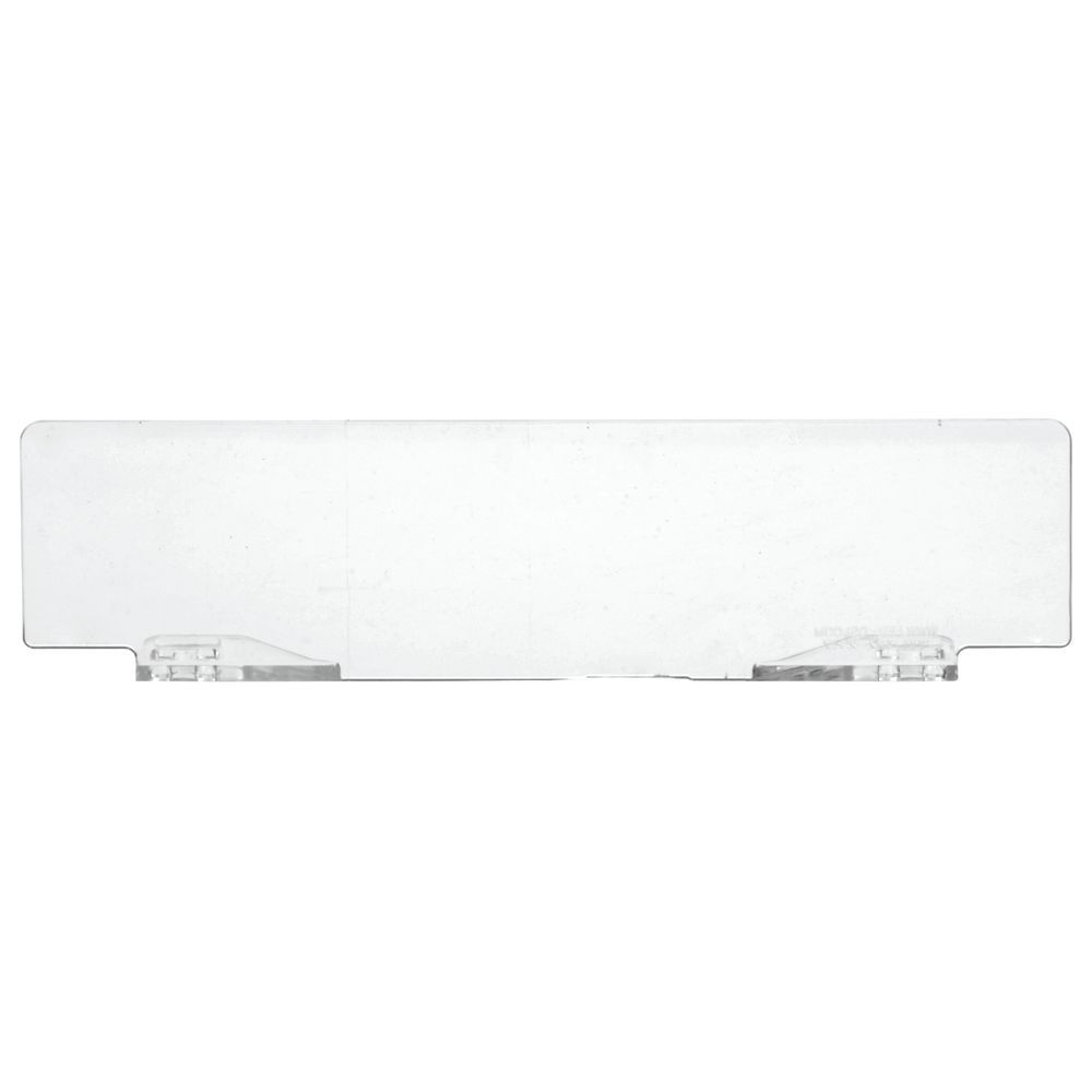 Clear Plastic Divider with Magnetic Tape - 16"L x 1 3/4"W x 3"H