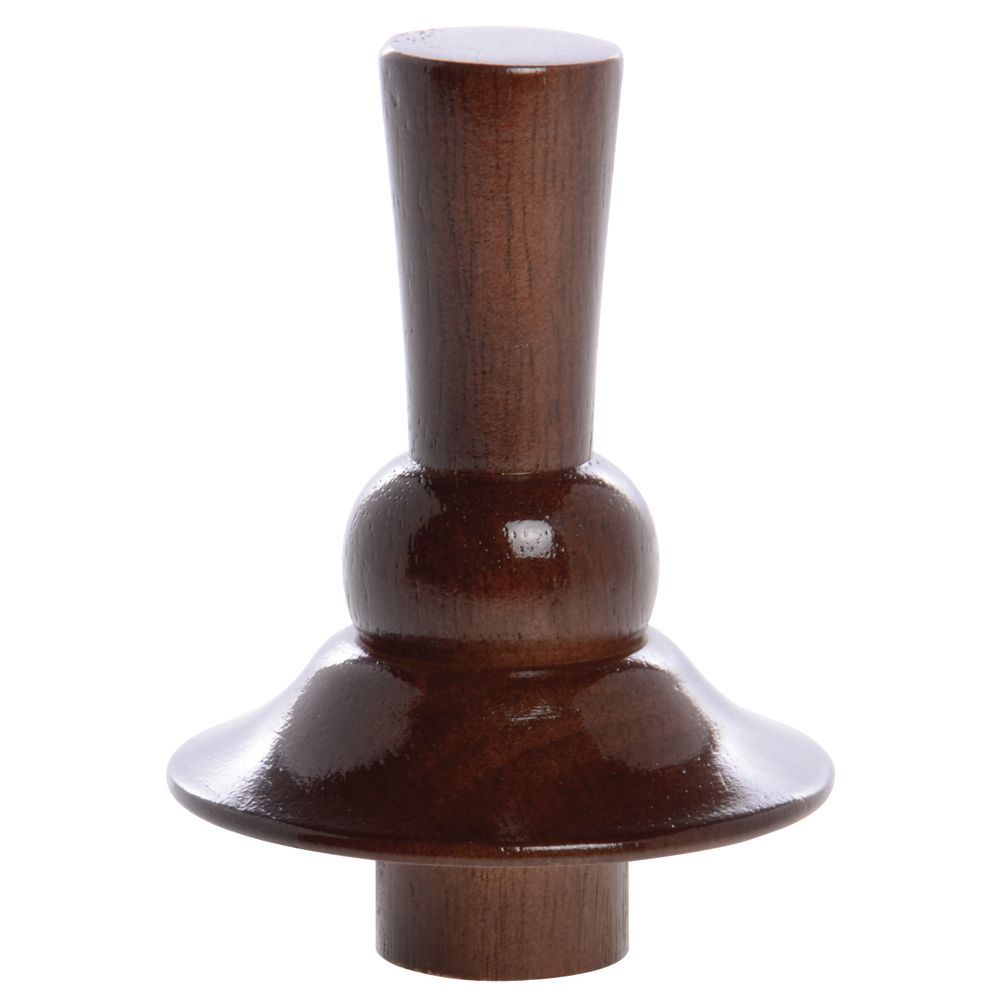 Mannequin Neck Cap with a Walnut Finish
