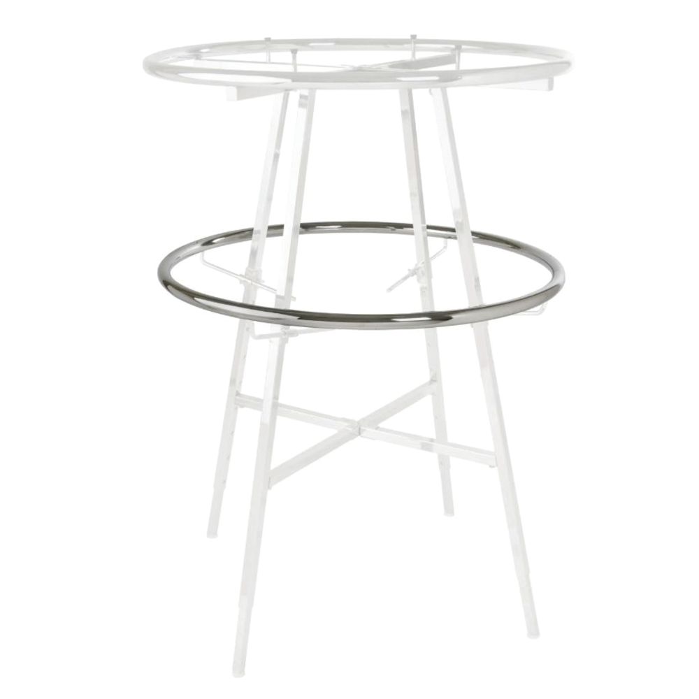 Add-On Hangrail For Round Racks, 42" Dia. With Clamps