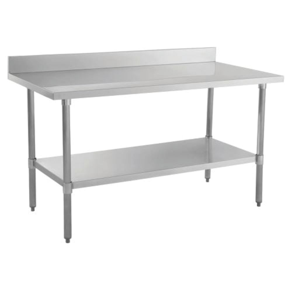 Kratos 28W-312 16-Gauge, 304 Stainless Steel Worktable, With 4 ...