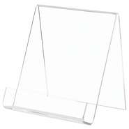 Clear Plastic Book Stand, 6"H