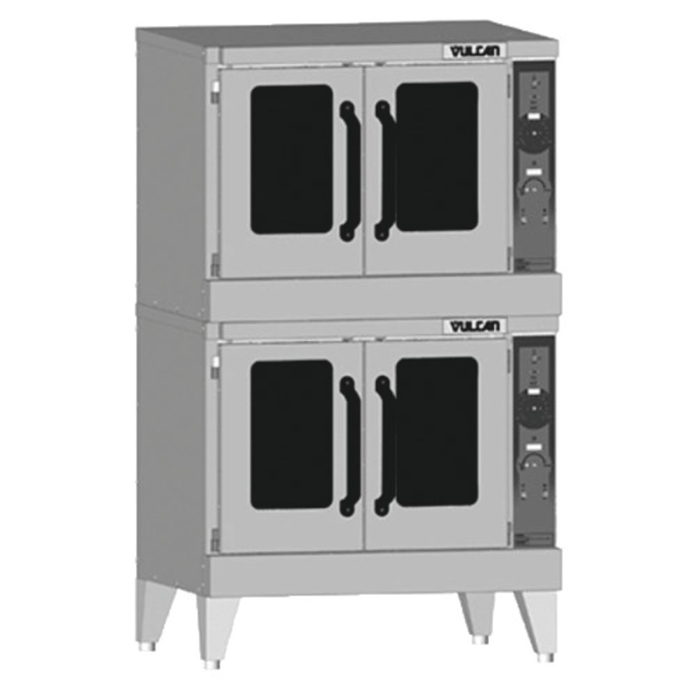 Vulcan VC55GD Natural Gas Double Stack Convection Oven - 37"L x 40 1/8 ...