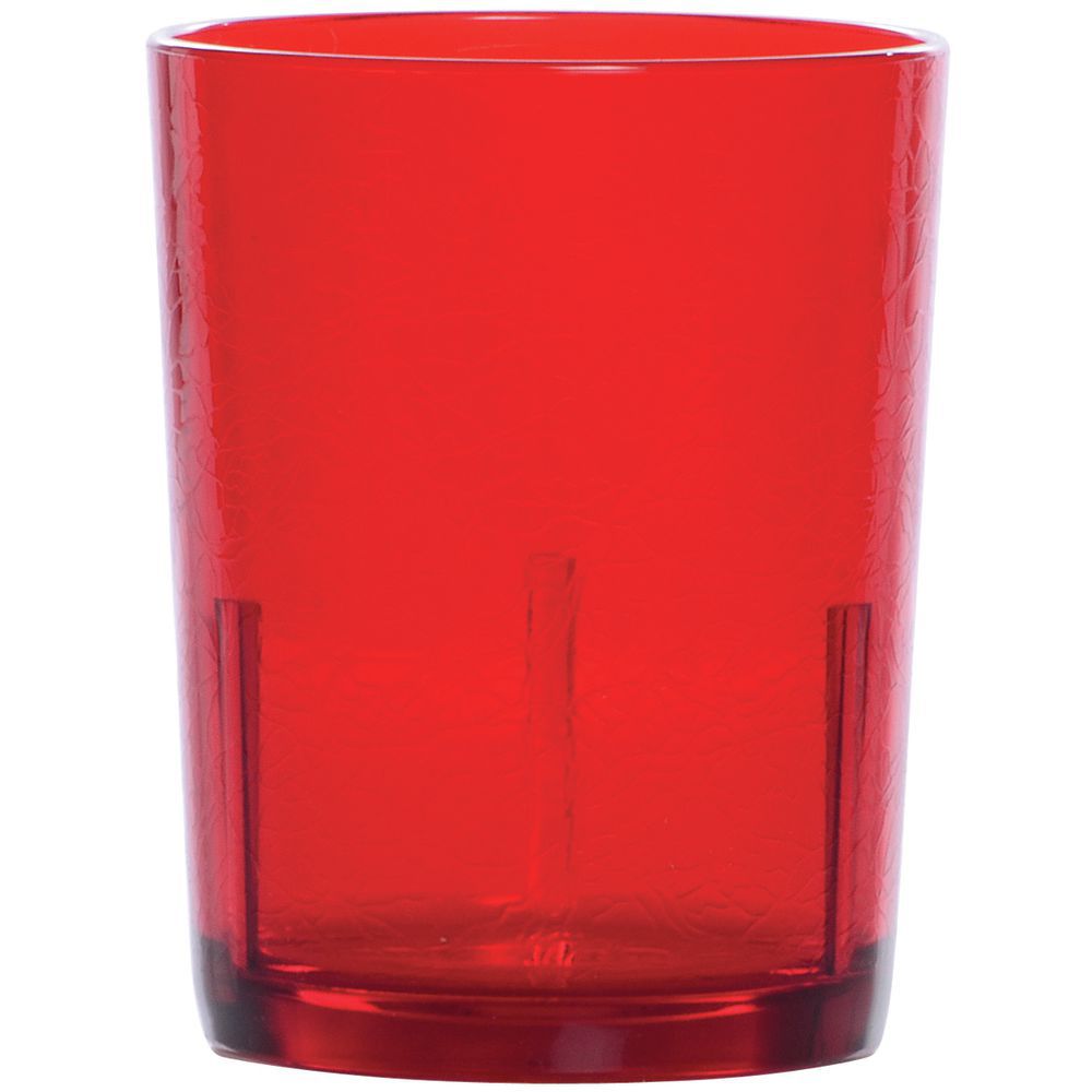 Cambro® Del Mar® 12 oz Ruby Red SAN Plastic Tumbler