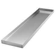 Expressly Hubert® Stainless Steel Display Tray - 26 3/4"L x 6"W x 1"H