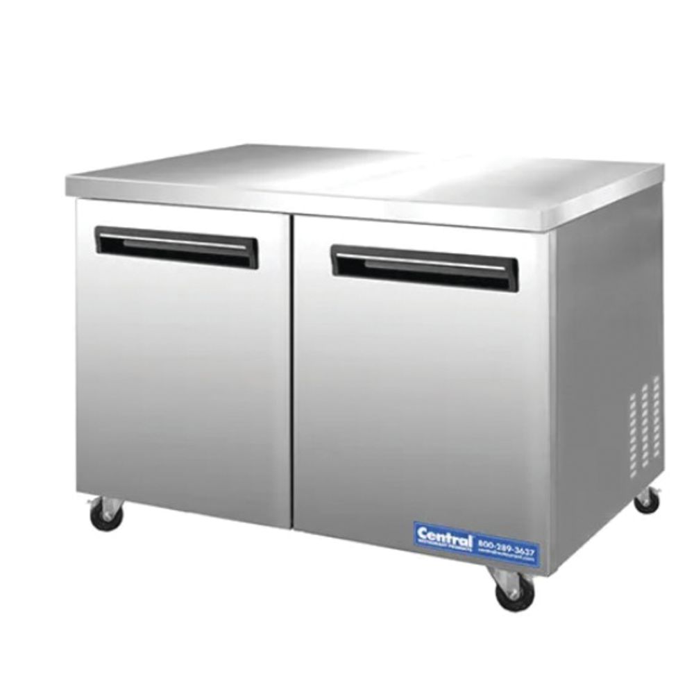 Central Exclusive 69K-053A Undercounter Freezer, Two Door, 12 Cu Ft ...
