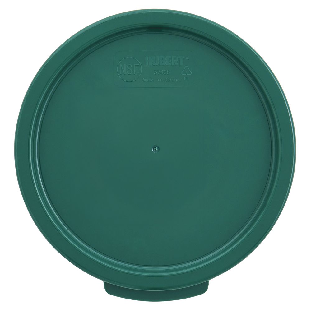HUBERT® Polypropylene Lid for 2 & 4 Qt Food Storage Containers - 7 63/ ...