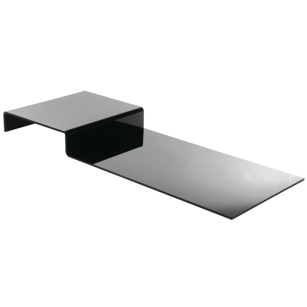 Expressly HUBERT® 2-Step Flat Black ABS Riser - 24"L x 29 3/4"W x 2 1/4"H
