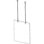 Cal-Mil Clear Acrylic Hanging Safety Shield - 24"L x 24"H