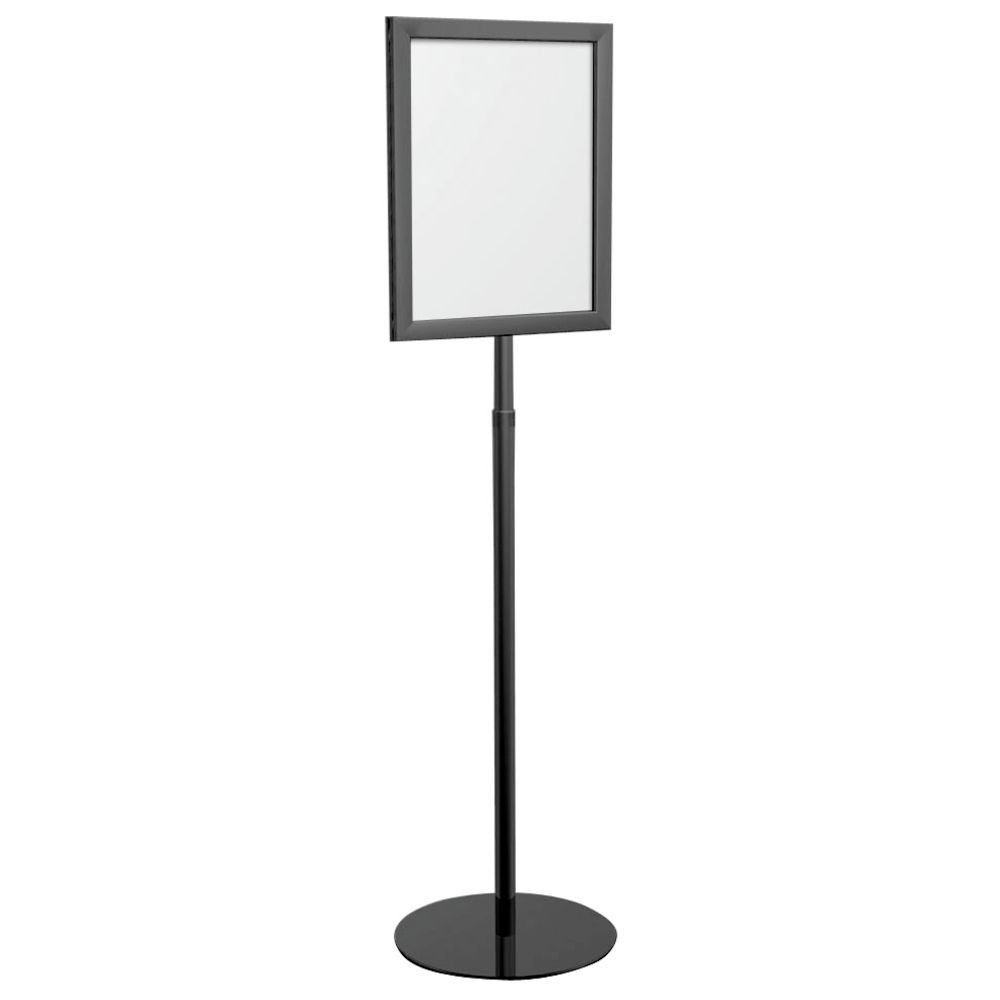 8 1/2 x 11 Pedestal Sign Holder Black