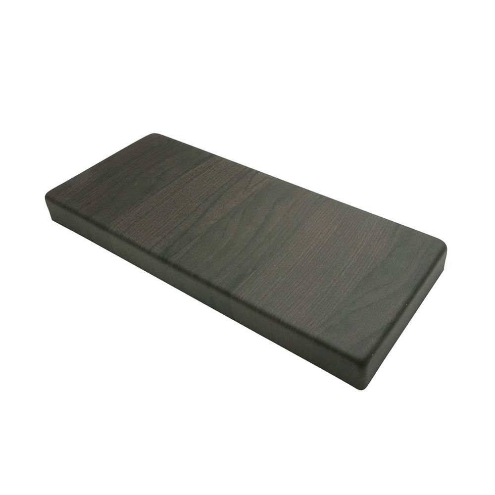 Delfin Slotted Black ABS Modular Case Riser - 24"L x 10"W x 2"H