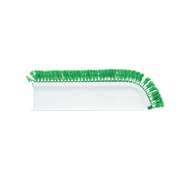 Angled White T Shape Plastic Divider with Green Parsley - 16"L x 3 1/2"H