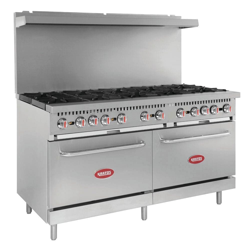 Kratos 29Y-043-LP 24" Gas Range, 4 Burners, 150,000 BTU Output, Liquid ...