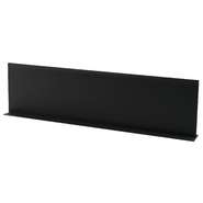 Jet Plastics T Shape Black Plastic Divider - 18"L x 5"H