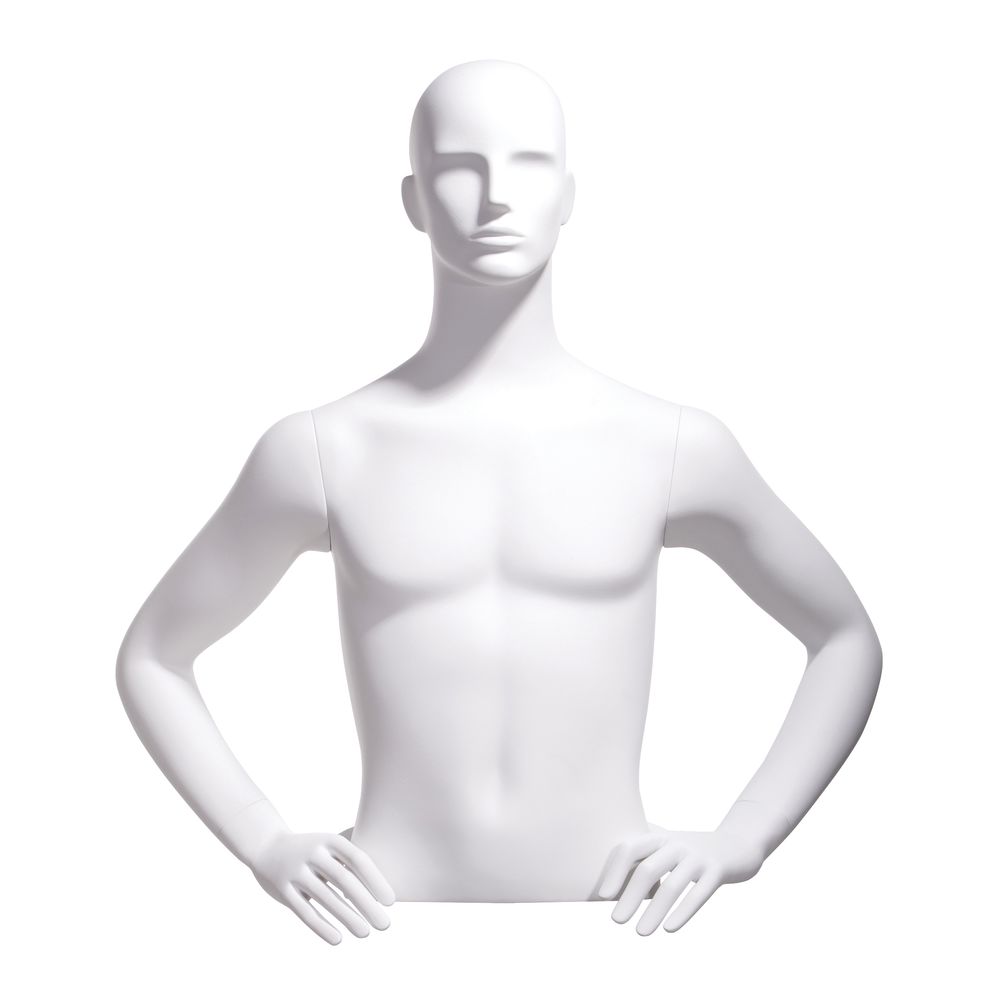 Unbreakable Male Hanging Bust Form