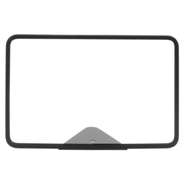 Matte Black Metal Horizontal Sign Frame With Triangular Wedge Base - 11 ...