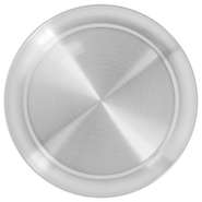 HUBERT® Round Aluminum Wide Rim Pizza Pan - 8"Dia