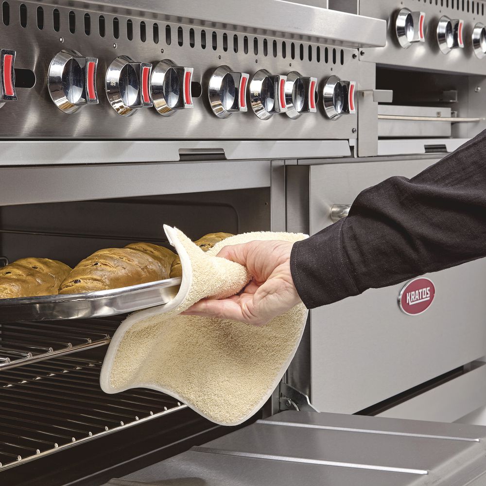 HUBERT® Beige Terry Cloth Hot Pad - 10"L x 11"W