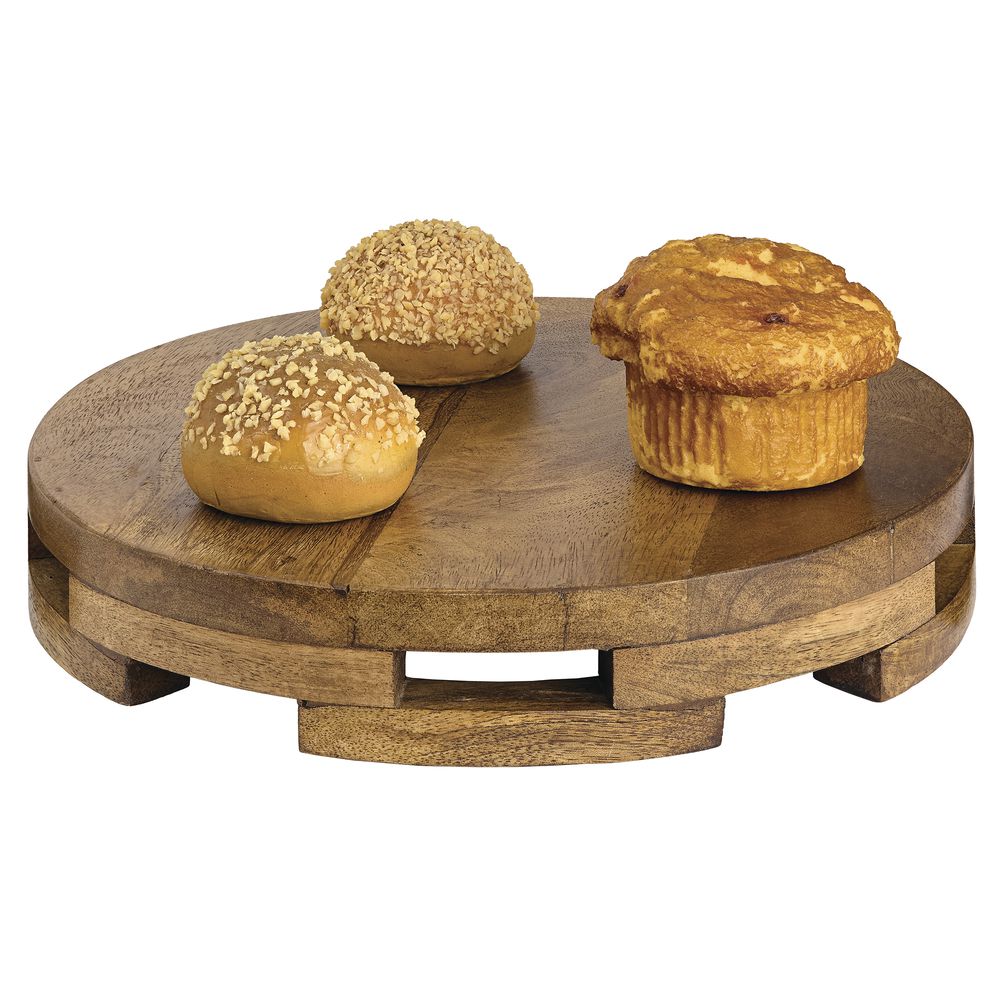 HUBERT®Rift Mango Wood Riser - 12"L x 12"W x 2"H