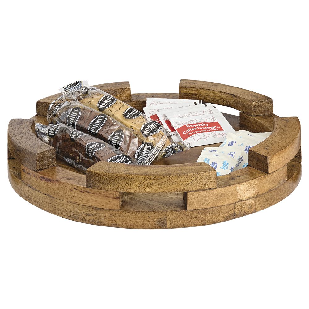 HUBERT®Rift Mango Wood Riser - 12"L x 12"W x 2"H