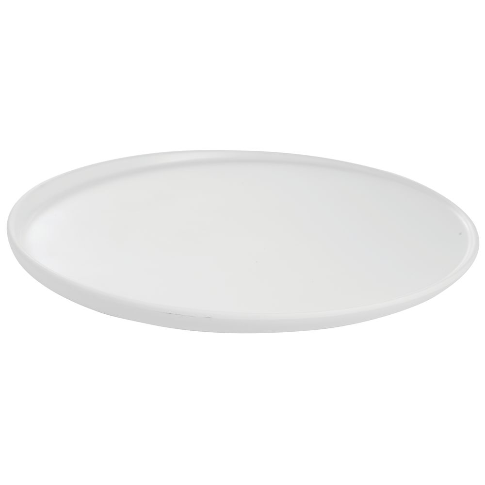 PLATTER, MELAMINE, SOLID WHITE, 11.77"