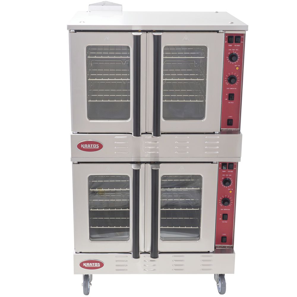 Kratos 29Y-049 Gas Convection Oven, Double Stack - 38"W x 43 1/2"D x 68"H